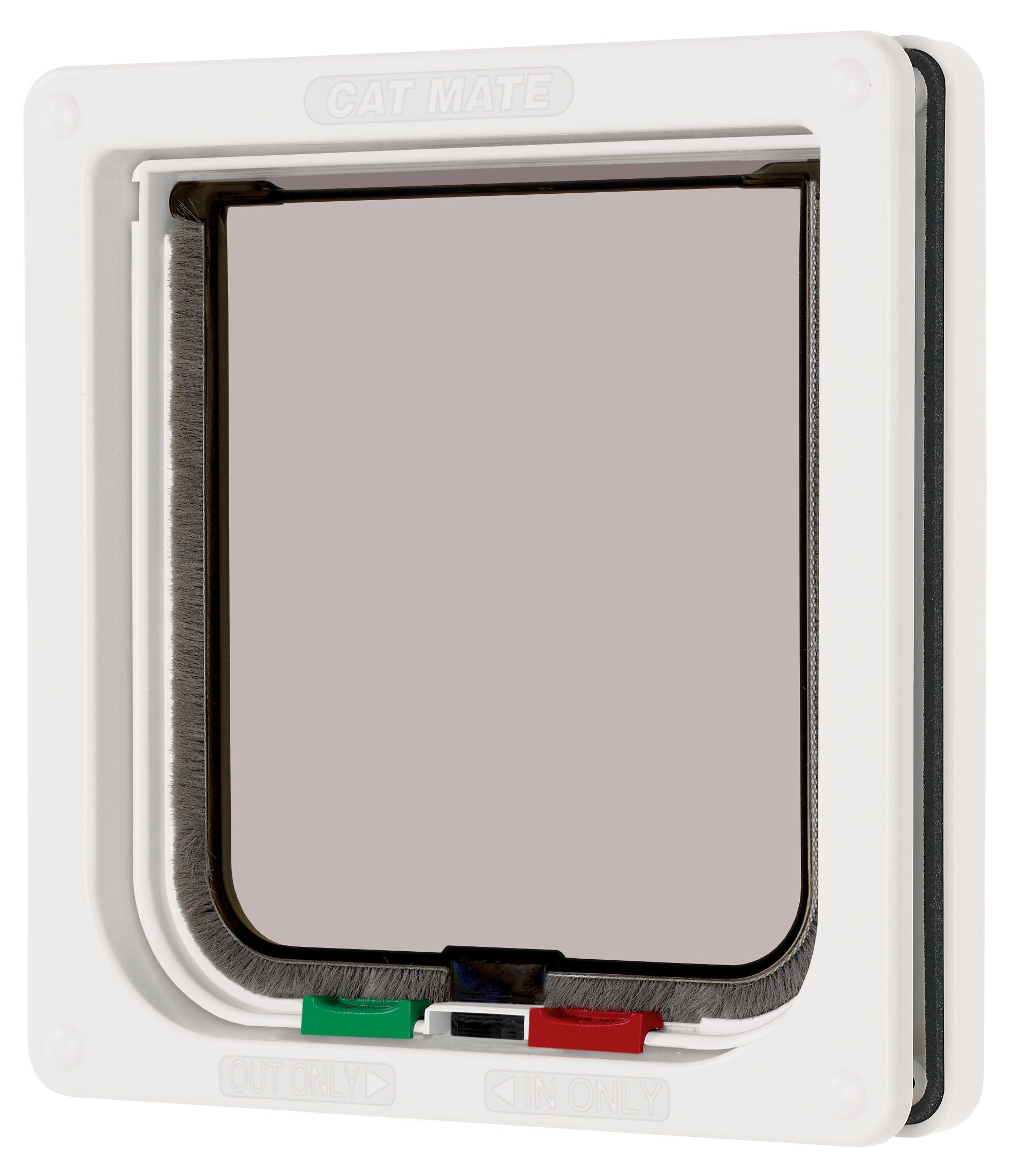 4-Way-Locking Cat Flap White (309W)